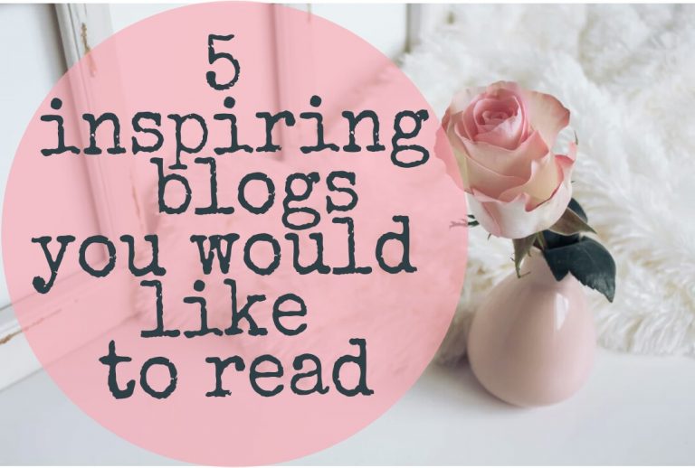 5 inspiring blogs you would like to read – Happiness 365 days